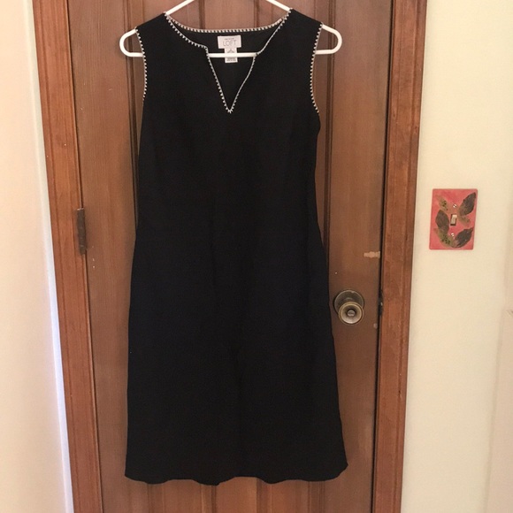 LOFT | Dresses | Vintage Loft Black Sheath Dress | Poshmark